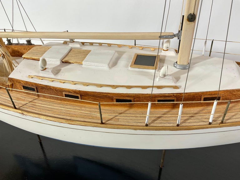 Cased Model Of A Cheoy Lee Offshore 47 Ketch For Sale at 1stDibs