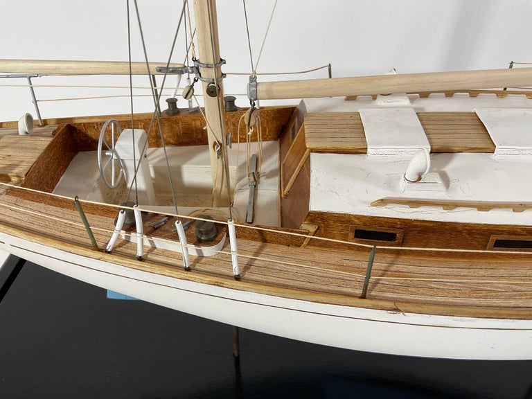 Cased Model Of A Cheoy Lee Offshore 47 Ketch For Sale at 1stDibs