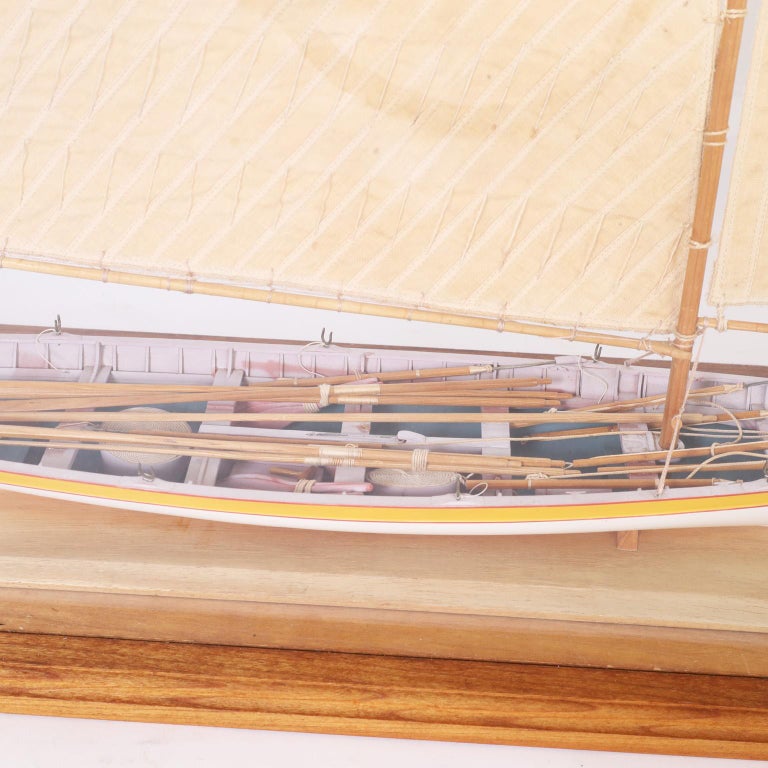 Cased Model of a Whaling Longboat For Sale at 1stDibs