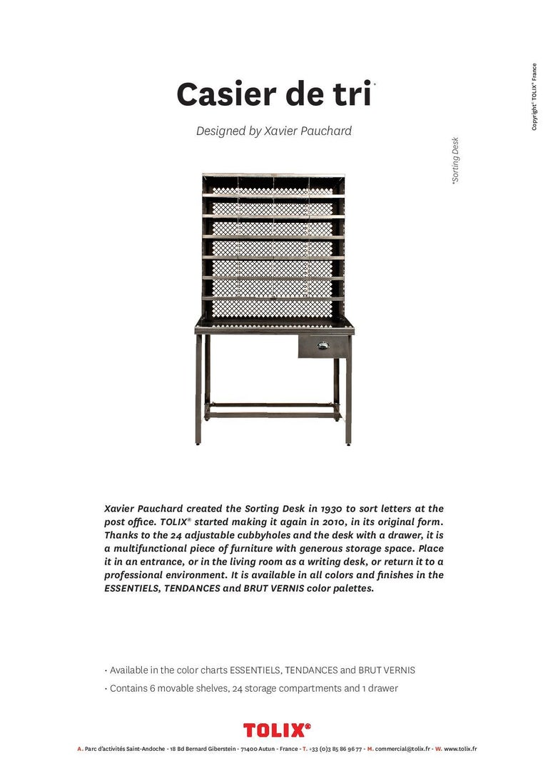 Customizable Casier de Tri Desk in Essential Colors by Xavier Pauchard ...