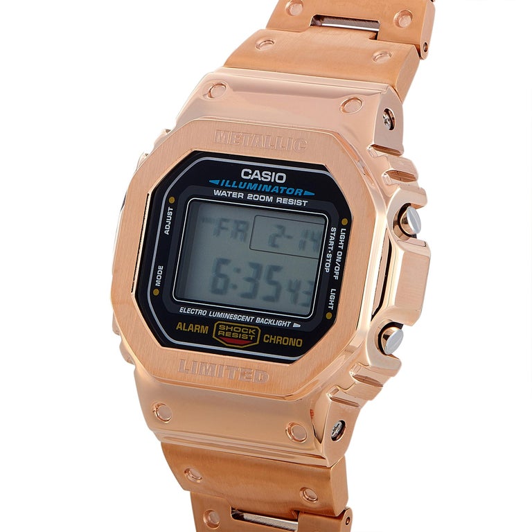 Casio G-SHOCK Metallic Limited Watch GSET-PG / RECD:GSET at 1stDibs