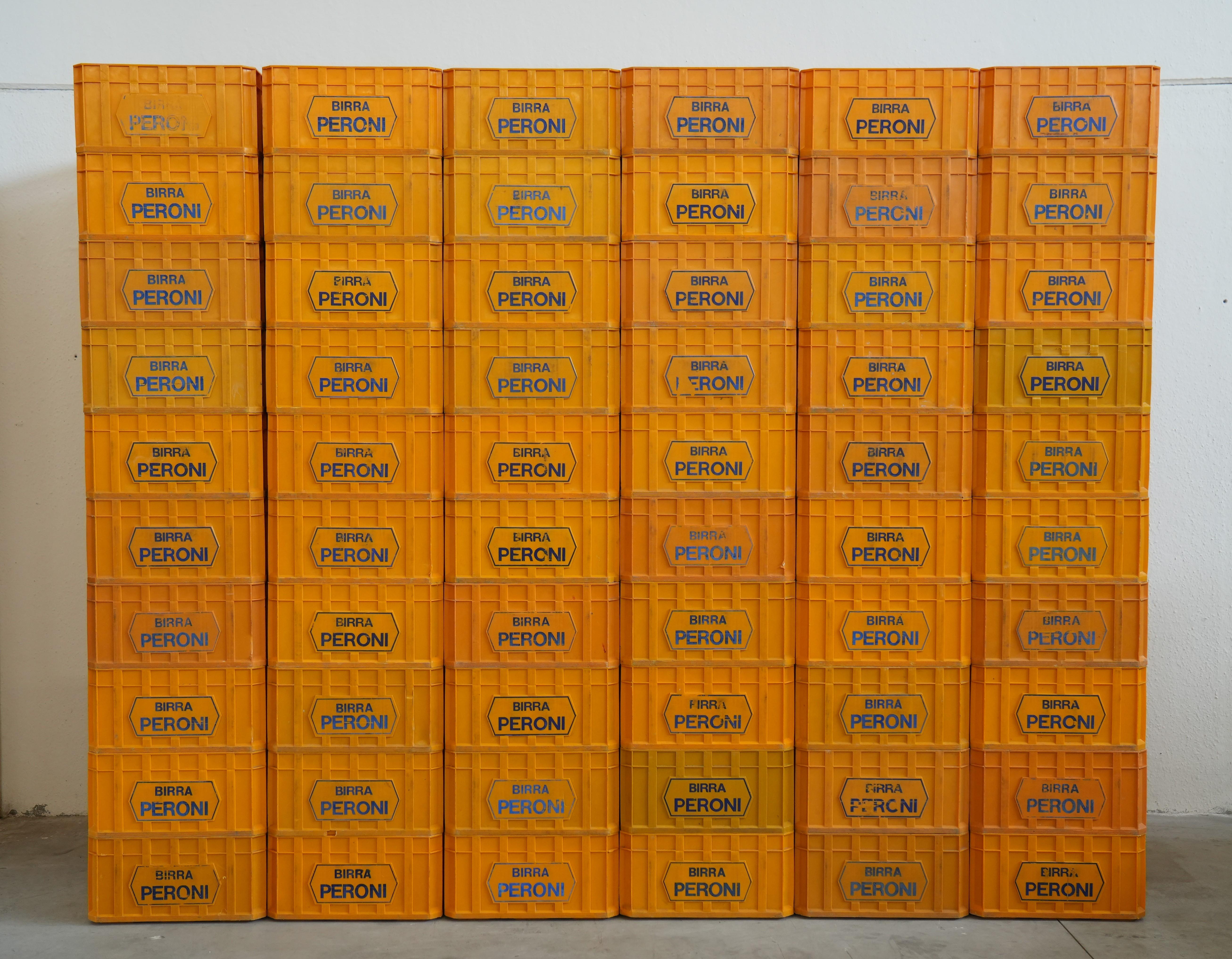 Vintage Peroni plastic beer crates, 1970s-80s For Sale at 1stDibs