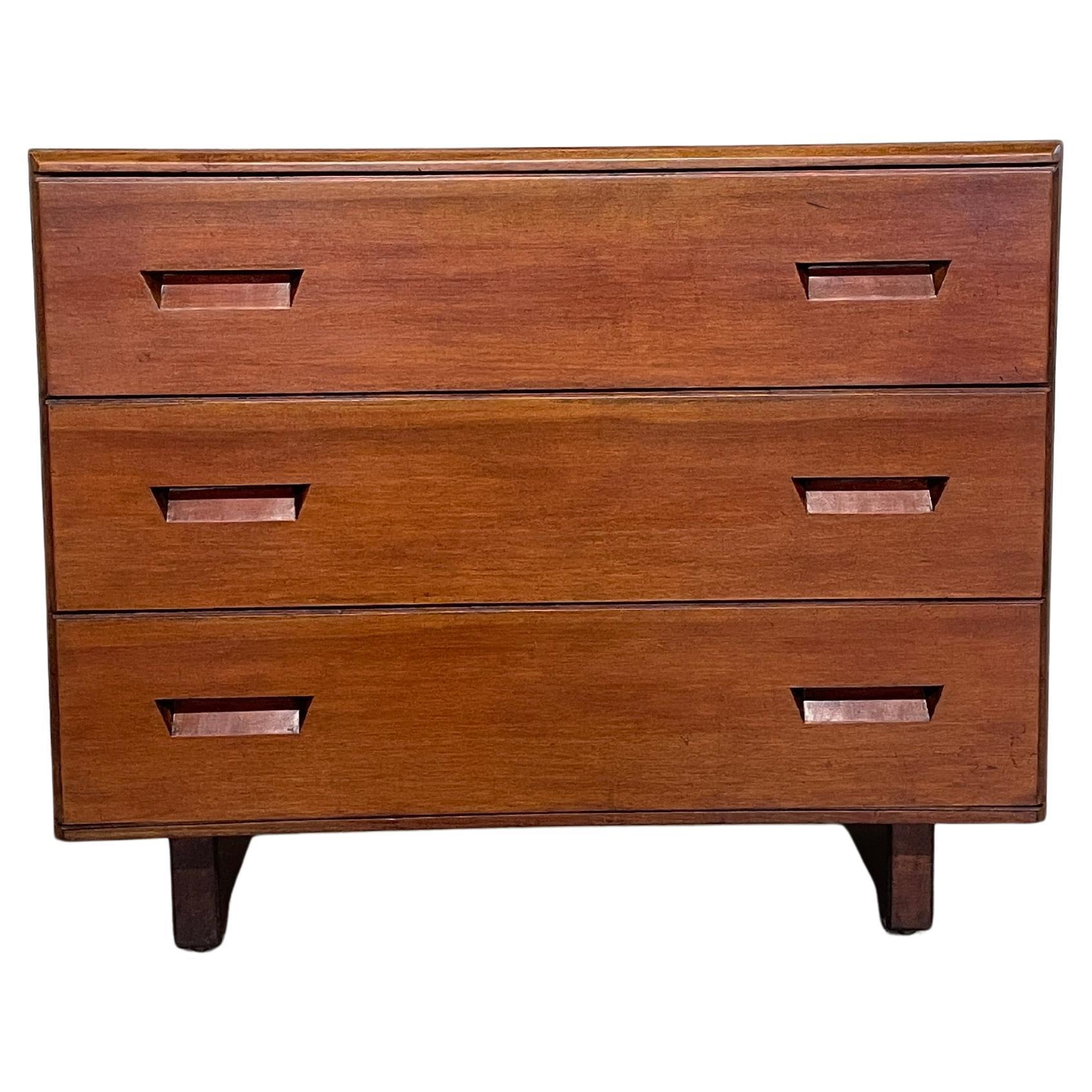 Small Teak Chest of Drawers For Sale at 1stDibs