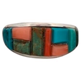 Austin Rapids: Handmade Native American Cobblestone Inlay Ring by ...