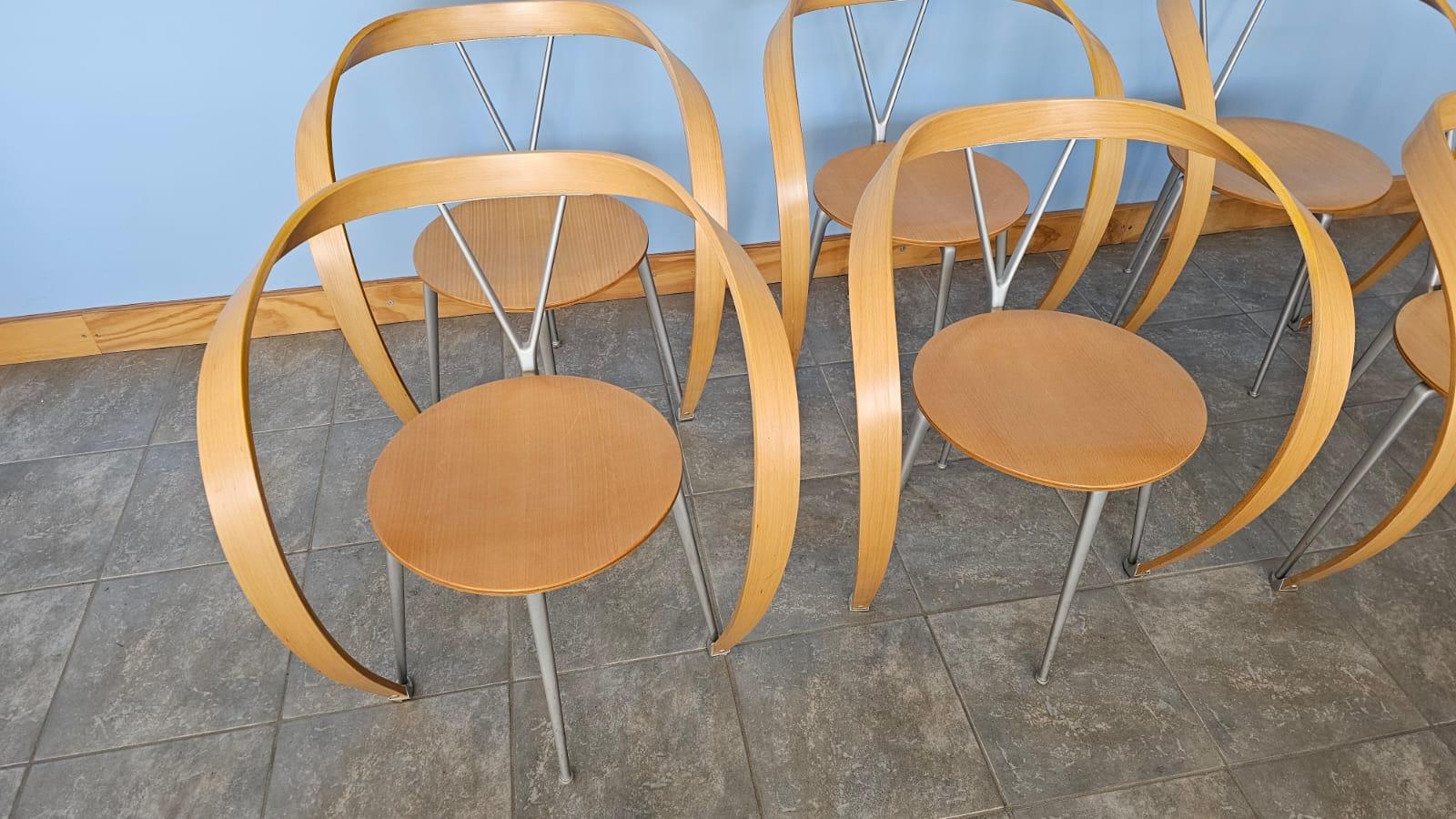 Cassina Andrea Branzi Mod952 Revers Six Armchairs, 1993 For Sale at 1stDibs