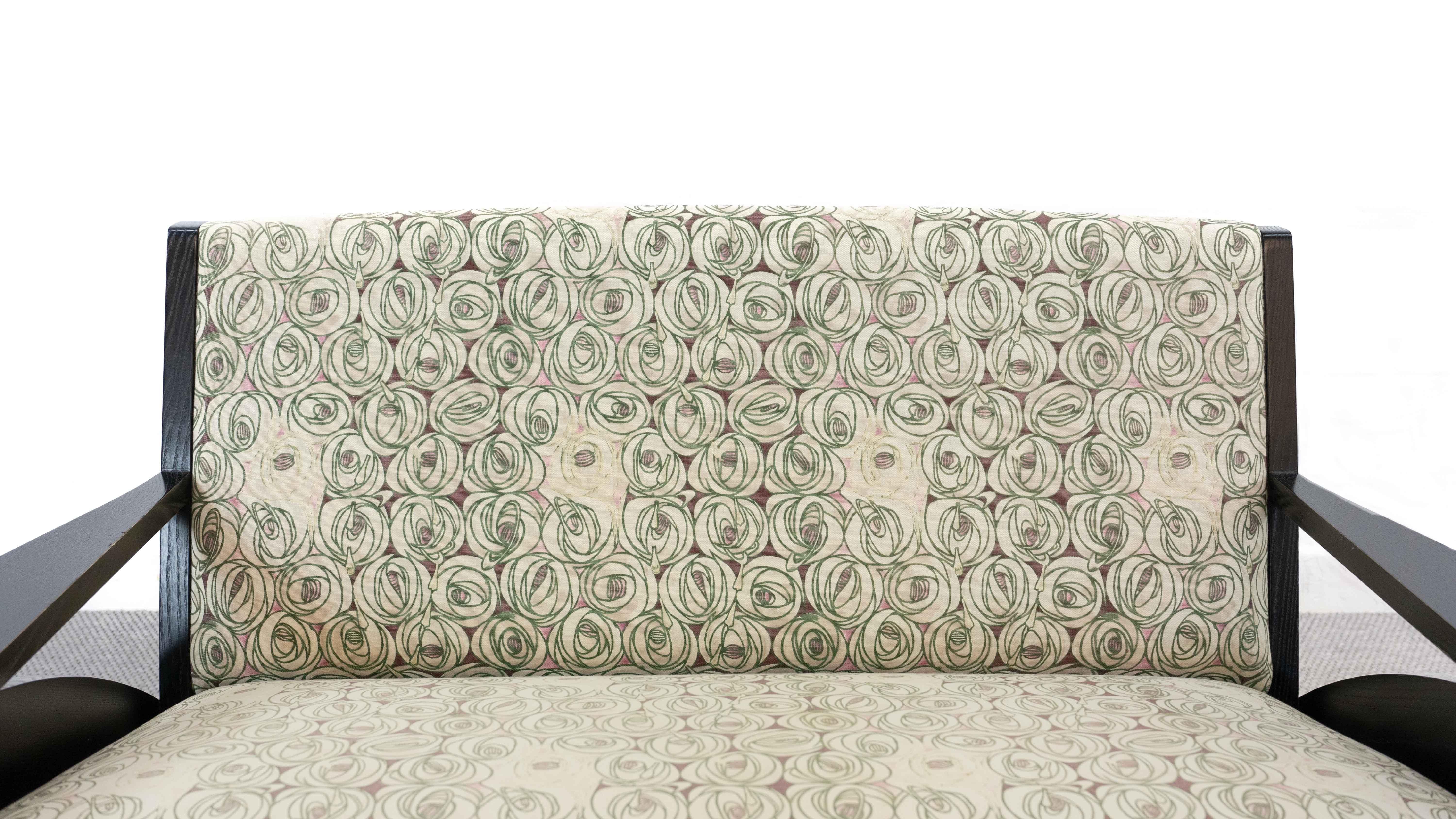 Cassina Hill House Set, Sofa and easy chair by Charles Rennie ...