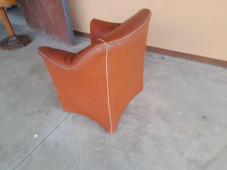 Cassina Model 684 "Tentazione" Leather Armchair Design by Mario Bellini ...