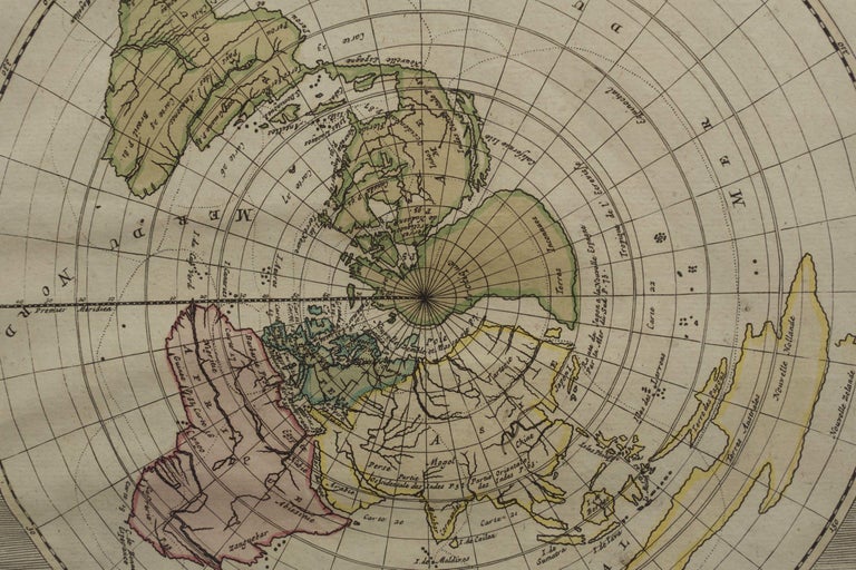 Cassini World Map “Planisphere Representant Toute L’etendue Du Monde ...