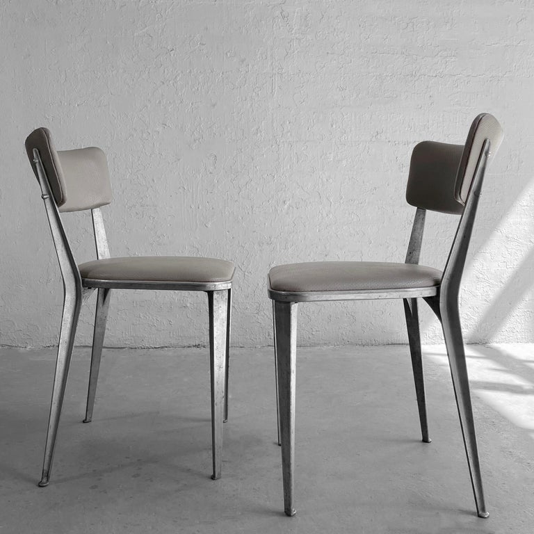 Cast Aluminum and Vinyl "BA3" Chairs by Ernest Race for Race Furniture ...