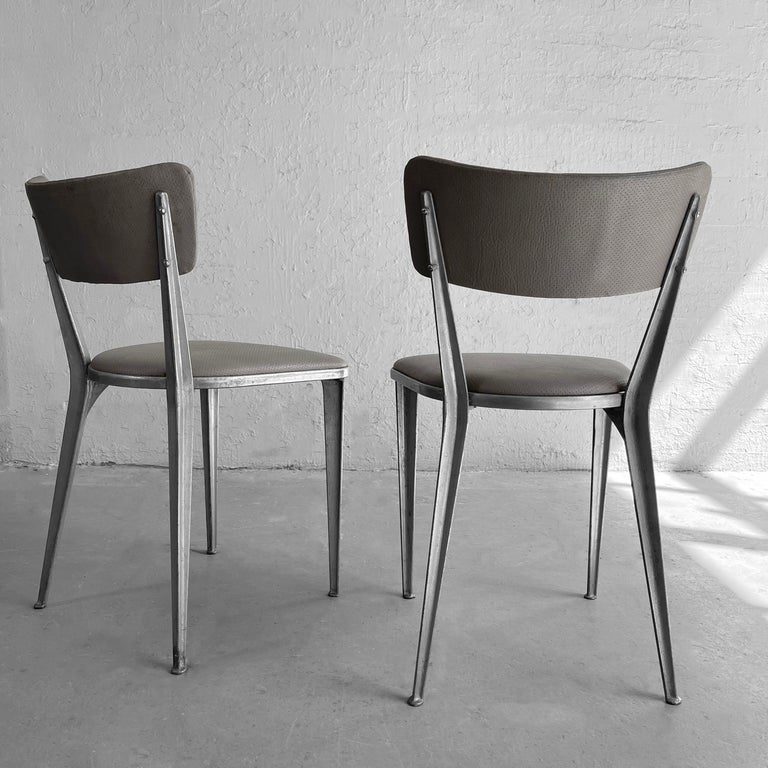 Cast Aluminum and Vinyl "BA3" Chairs by Ernest Race for Race Furniture ...