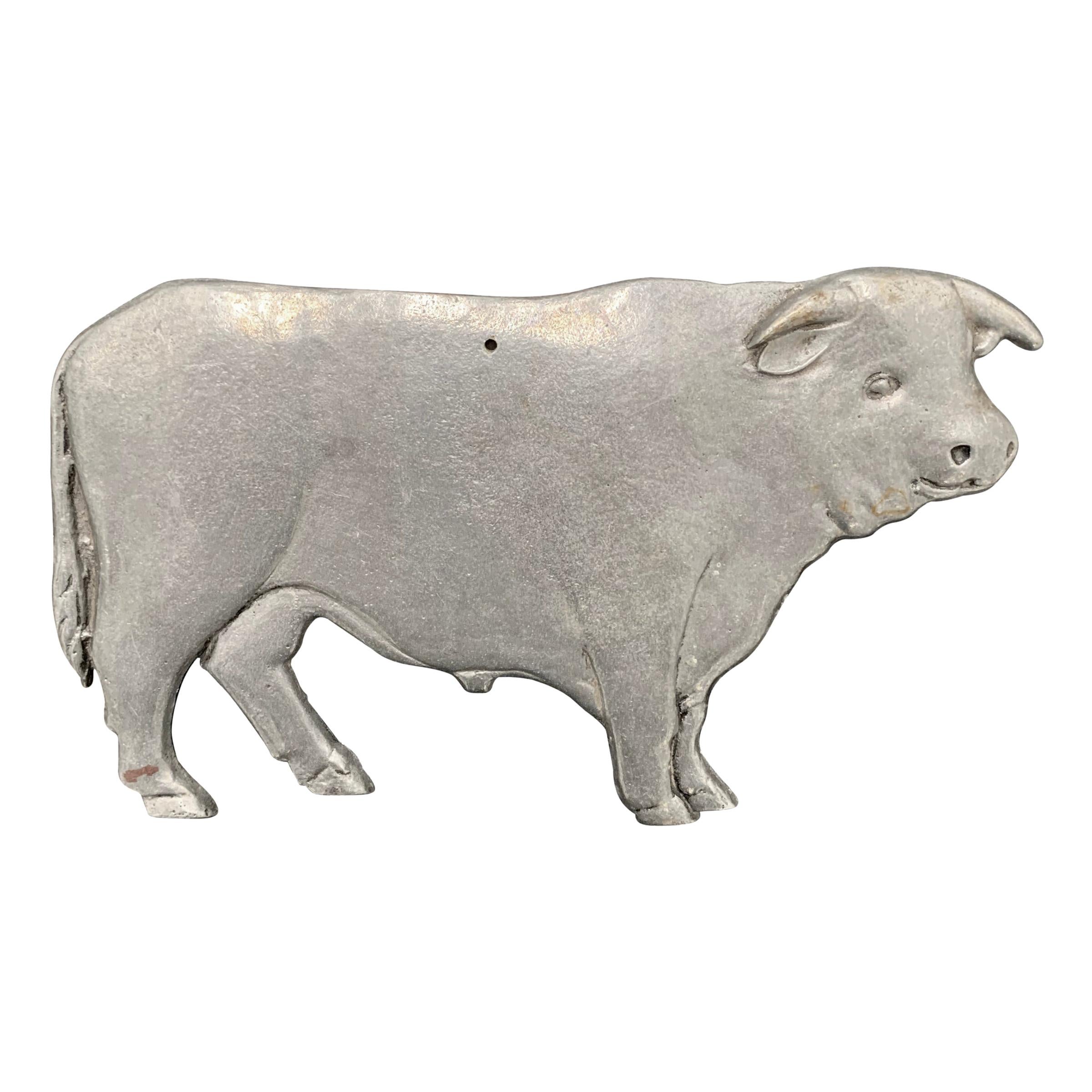 Early 20th Century French Butcher's Shop Sign For Sale at 1stDibs
