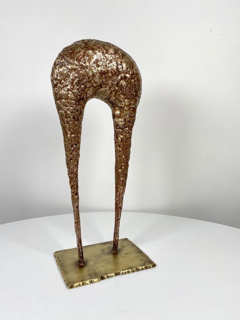 Cast Bronze Abstract Sculpture For Sale at 1stDibs