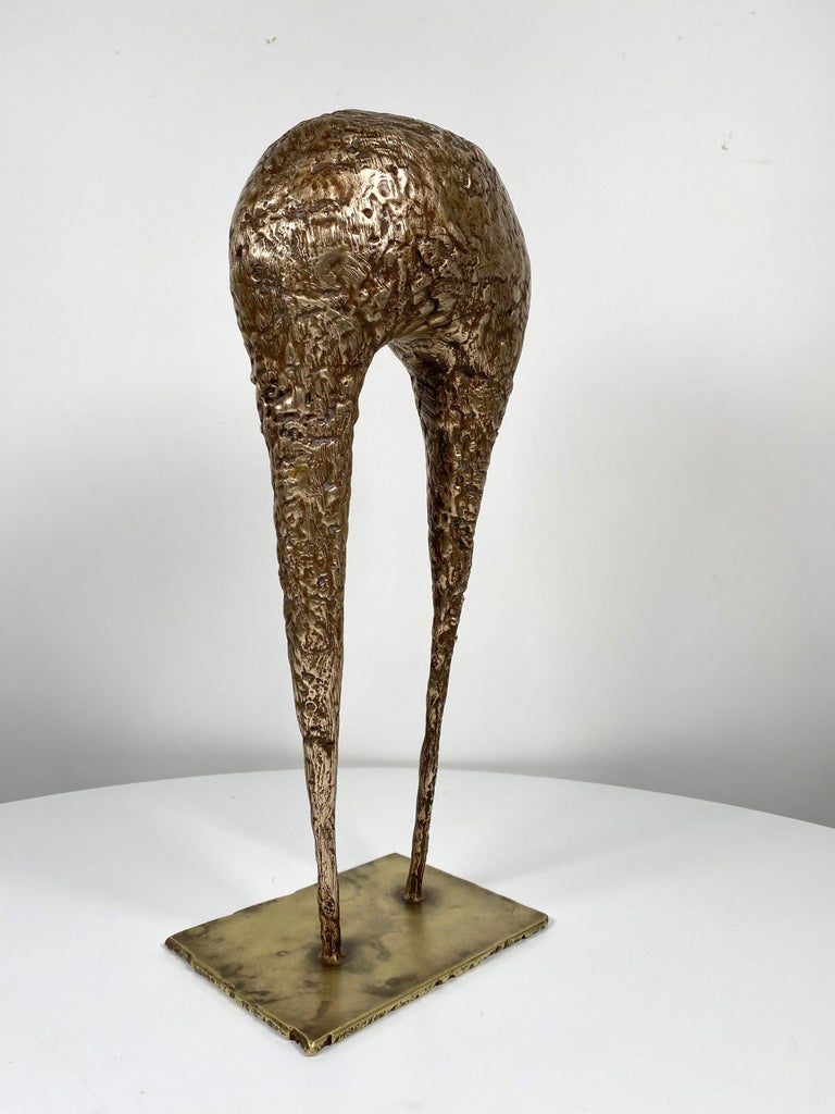 Cast Bronze Abstract Sculpture For Sale at 1stDibs