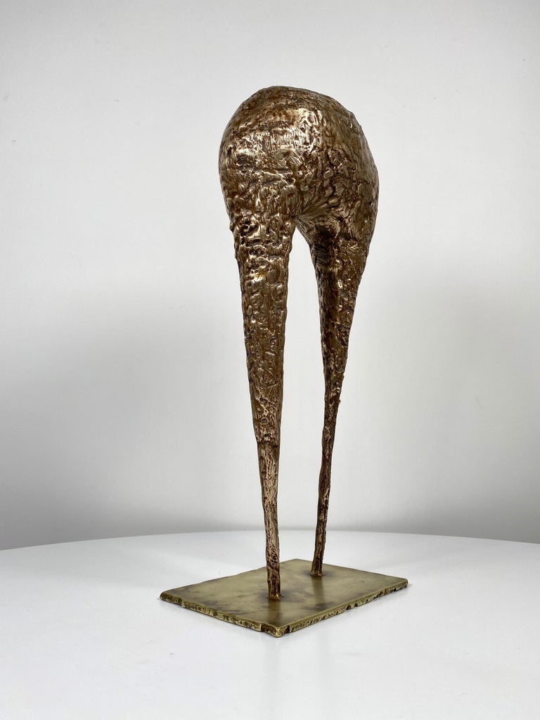 Cast Bronze Abstract Sculpture For Sale at 1stDibs