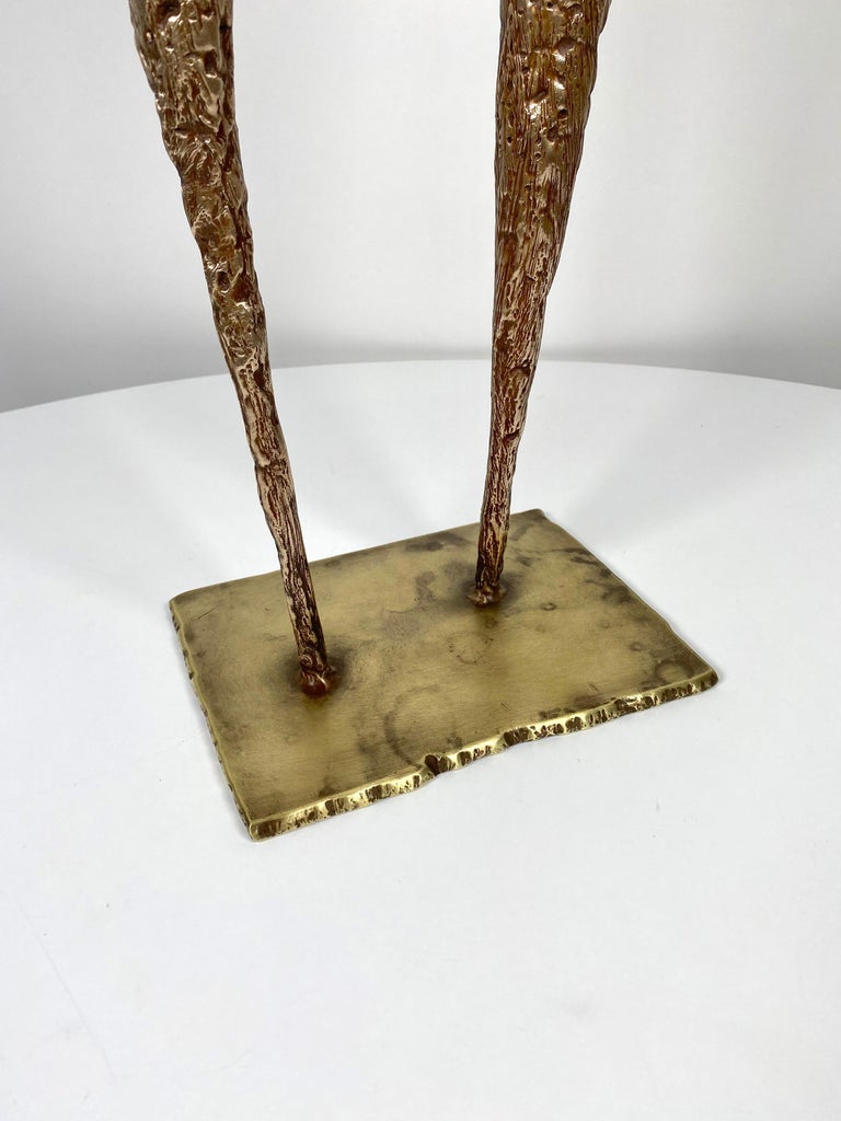Cast Bronze Abstract Sculpture For Sale at 1stDibs