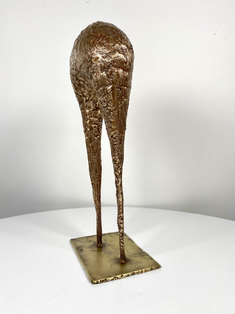 Cast Bronze Abstract Sculpture For Sale at 1stDibs