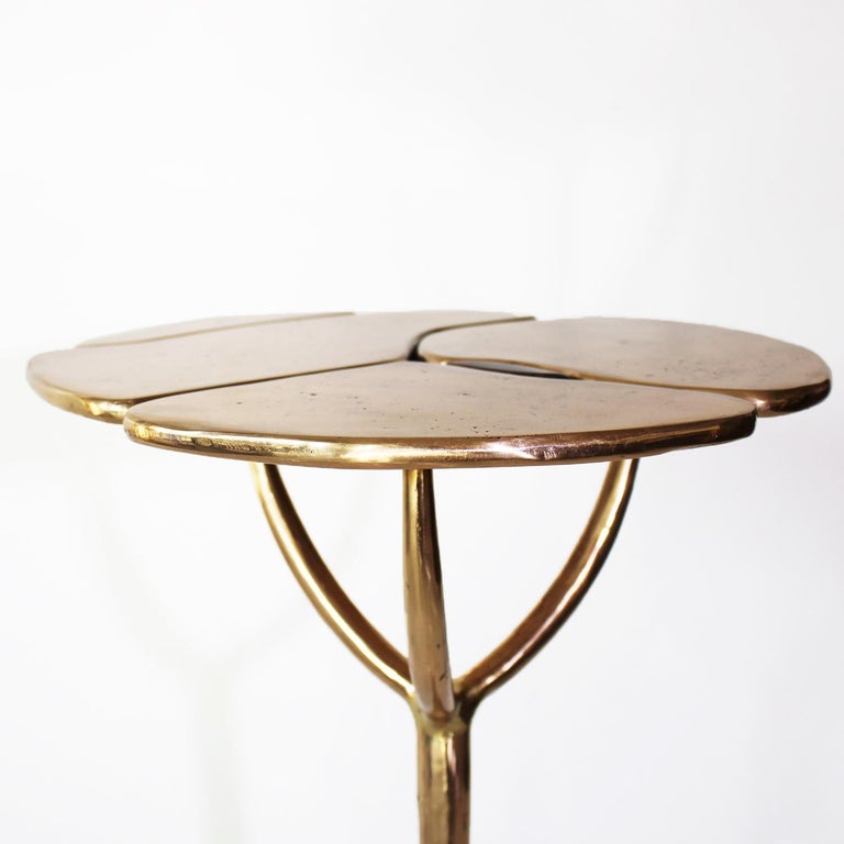 Cast Bronze Iris Side Table by Studio Sunt For Sale at 1stDibs