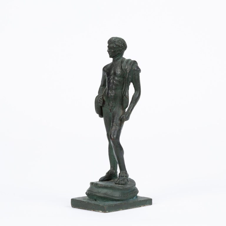 Cast Bronze Male Figurine at 1stDibs
