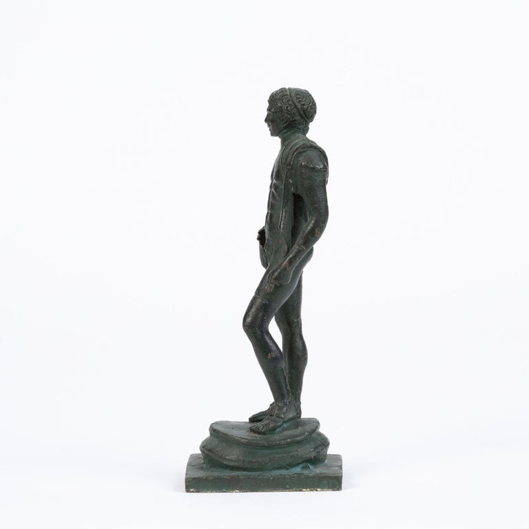 Cast Bronze Male Figurine at 1stDibs