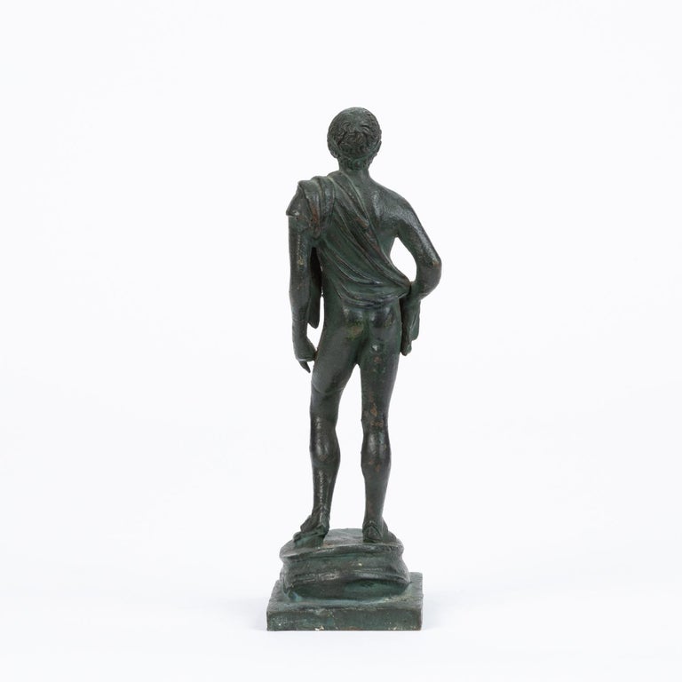 Cast Bronze Male Figurine at 1stDibs