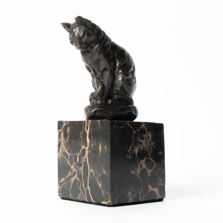 Cast Bronze Sculpture of a Cat by Alfred Barye at 1stDibs | alfred ...