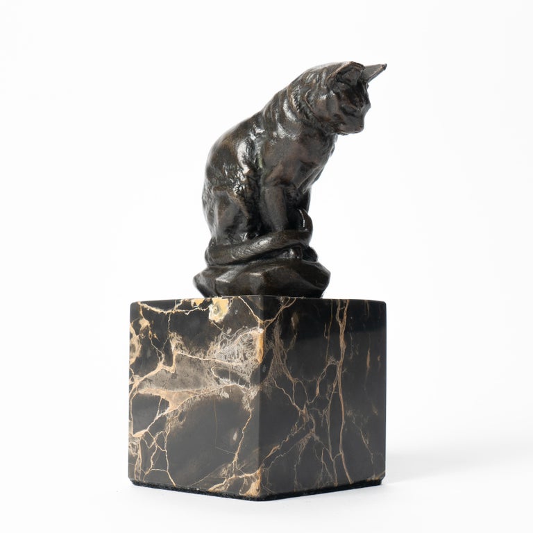 Cast Bronze Sculpture of a Cat by Alfred Barye at 1stDibs | alfred ...