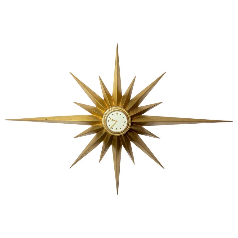 Cast Bronze Wall Clock, Swiss Machine, Clock Attributed to Maison ...