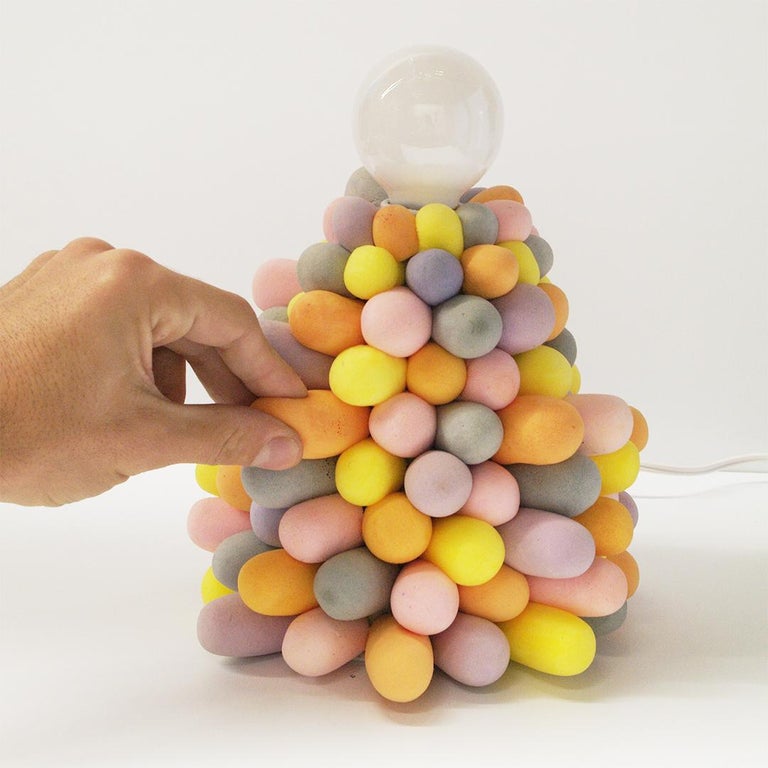 Cast Expandable Foam Table Lamp by Joseph Algieri For Sale at 1stDibs ...