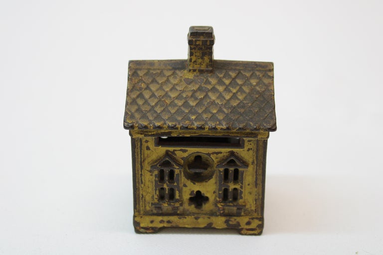 Cast Iron Banks 'Set of 4' For Sale at 1stDibs