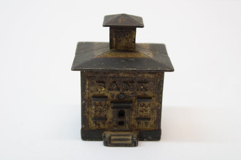 Cast Iron Banks 'Set of 4' For Sale at 1stDibs