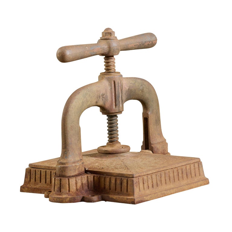 Cast Iron Book Press For Sale at 1stDibs