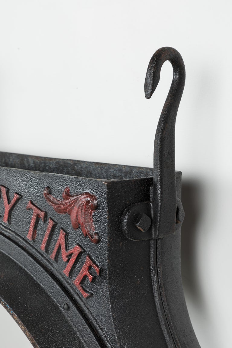 Cast Iron Clock Face Surround from Observatory Clock Tower Double-Sided ...