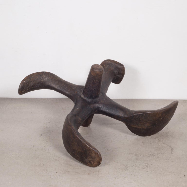 Cast Iron Cobbler Wheel Anvil, circa 1920 at 1stDibs