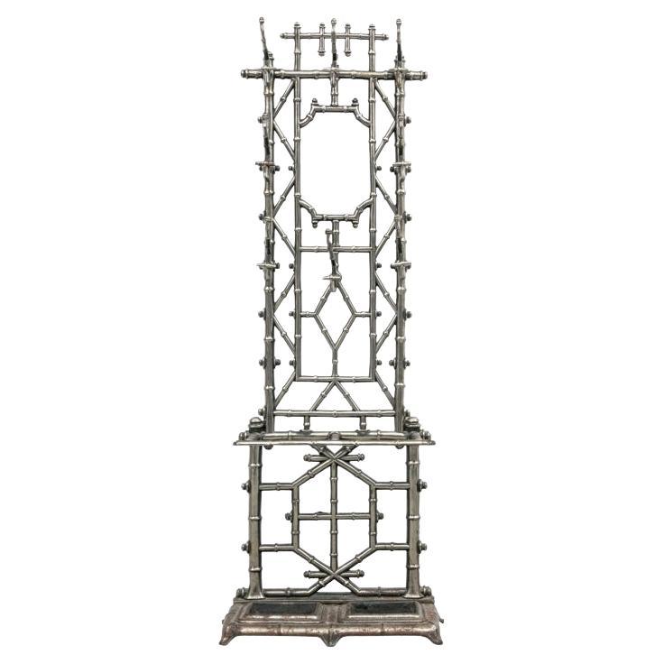 Victorian Cast Iron Hall Tree at 1stDibs | wrought iron hall tree ...