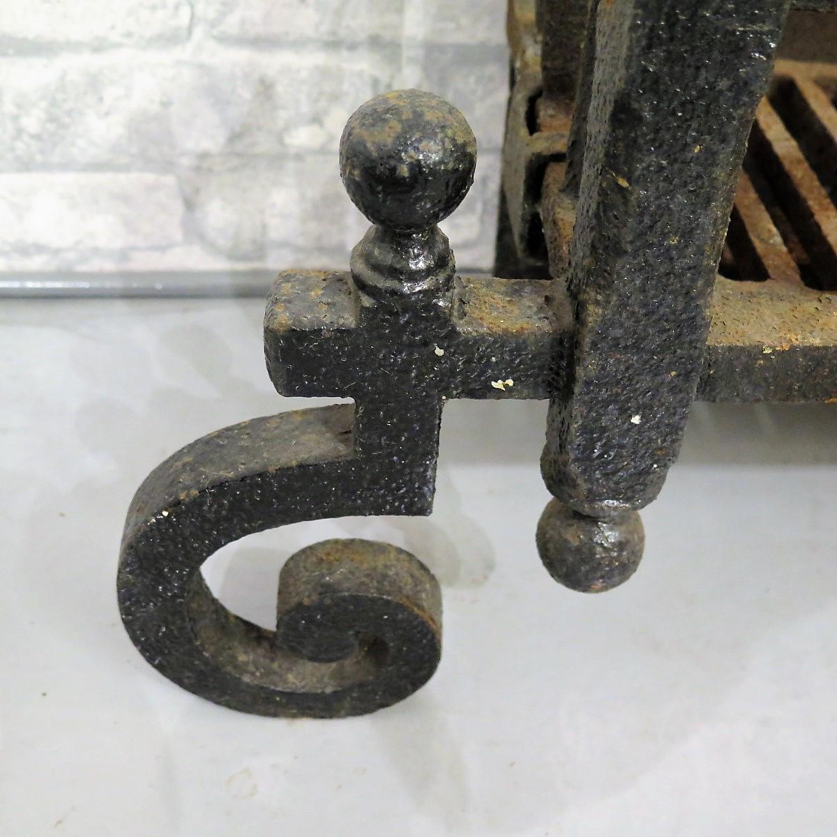 Cast Iron Fireplace Grate Box at 1stDibs | cast iron fire box, antique ...