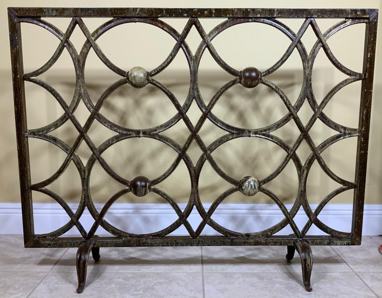 Cast Iron Fireplace Screen at 1stDibs