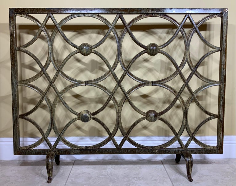 Cast Iron Fireplace Screen at 1stDibs