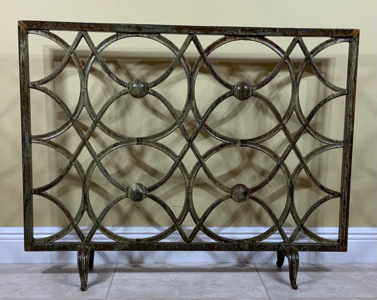 Cast Iron Fireplace Screen at 1stDibs