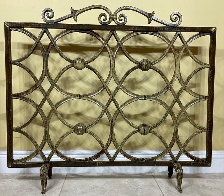 Cast Iron Fireplace Screen at 1stDibs