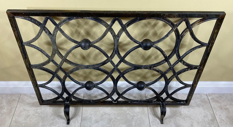 Cast Iron Fireplace Screen For Sale at 1stDibs