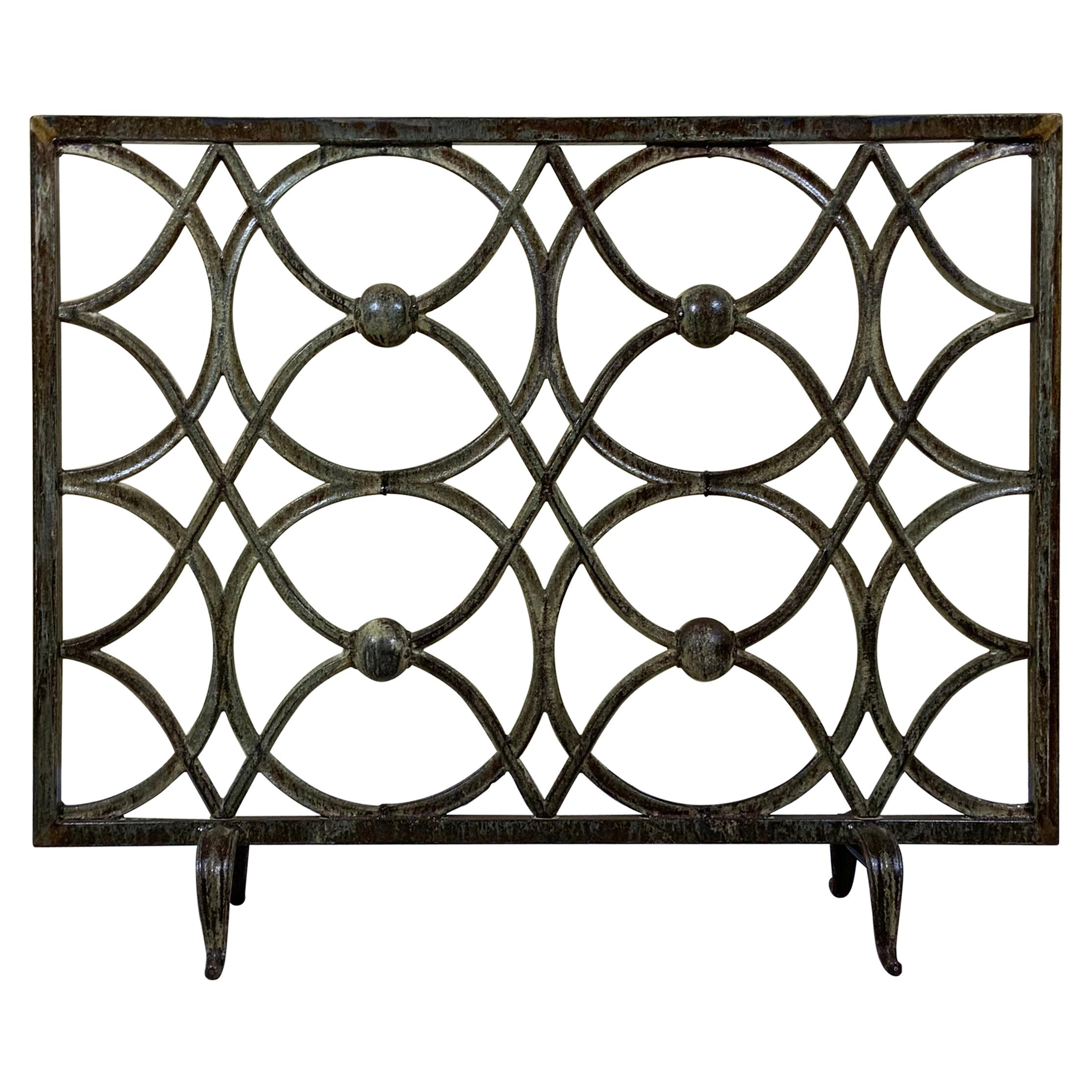 Cast Iron Fireplace Screen at 1stDibs
