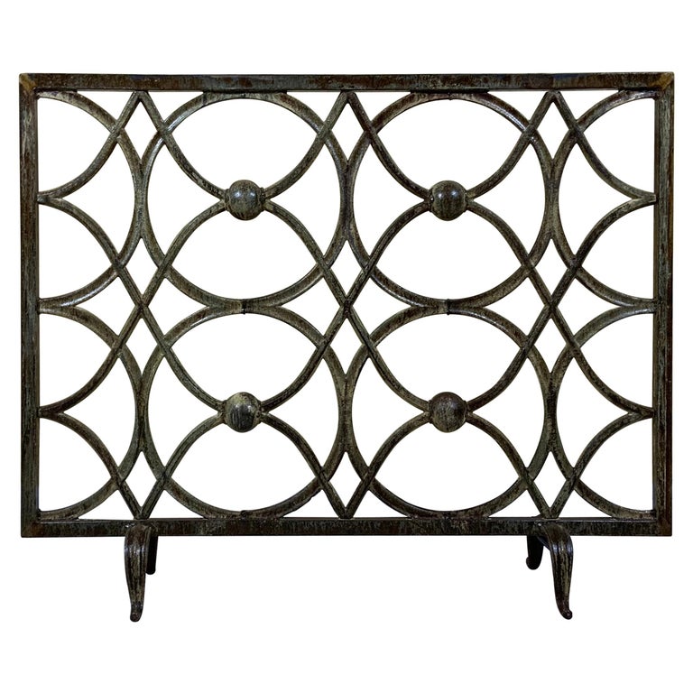 Cast Iron Fireplace Screen at 1stDibs