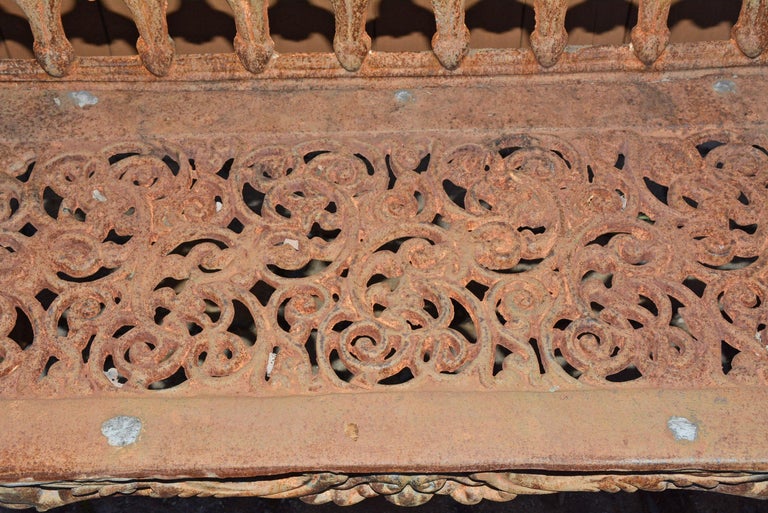 Cast Iron Gothic Style Garden Bench at 1stDibs | gothic garden bench