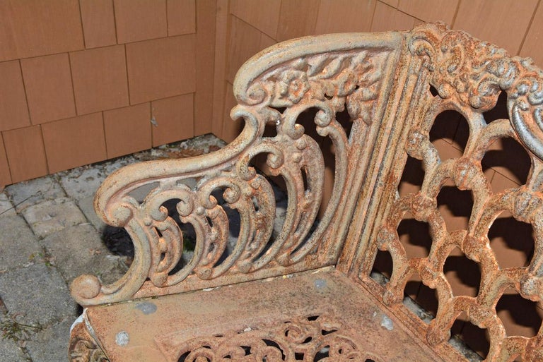 Cast Iron Gothic Style Garden Bench at 1stDibs | gothic garden bench
