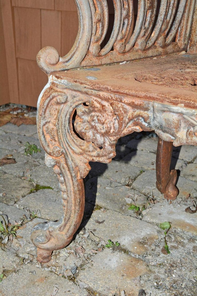 Cast Iron Gothic Style Garden Bench at 1stDibs | gothic garden bench