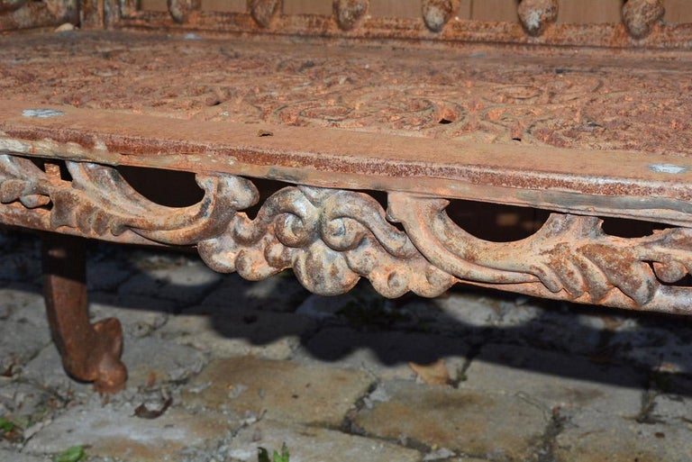 Cast Iron Gothic Style Garden Bench at 1stDibs | gothic garden bench