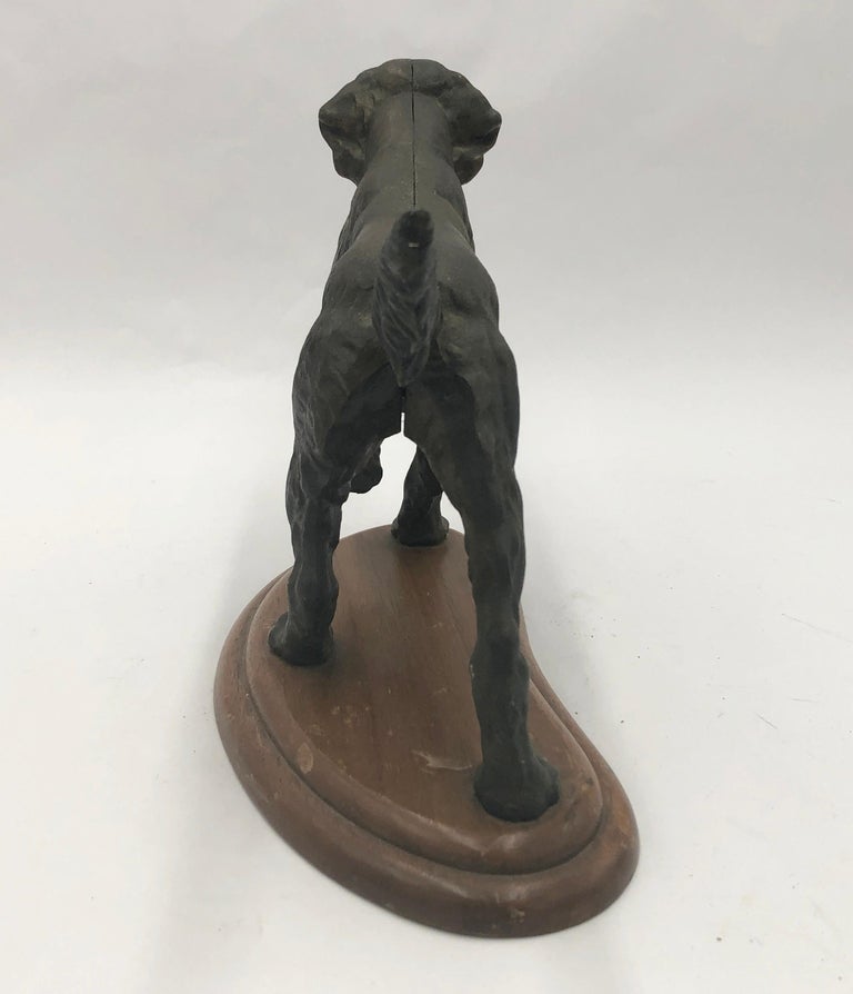 Cast Iron Hubley Pointer Dog Statue Door Stop at 1stDibs