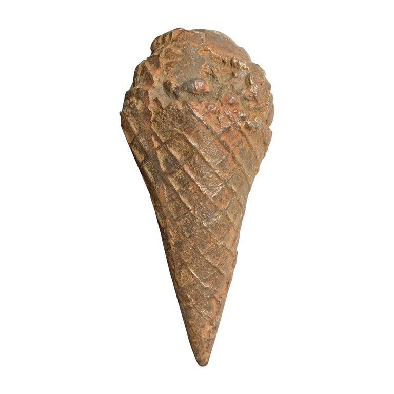 Cast Iron Ice Cream Cone at 1stDibs