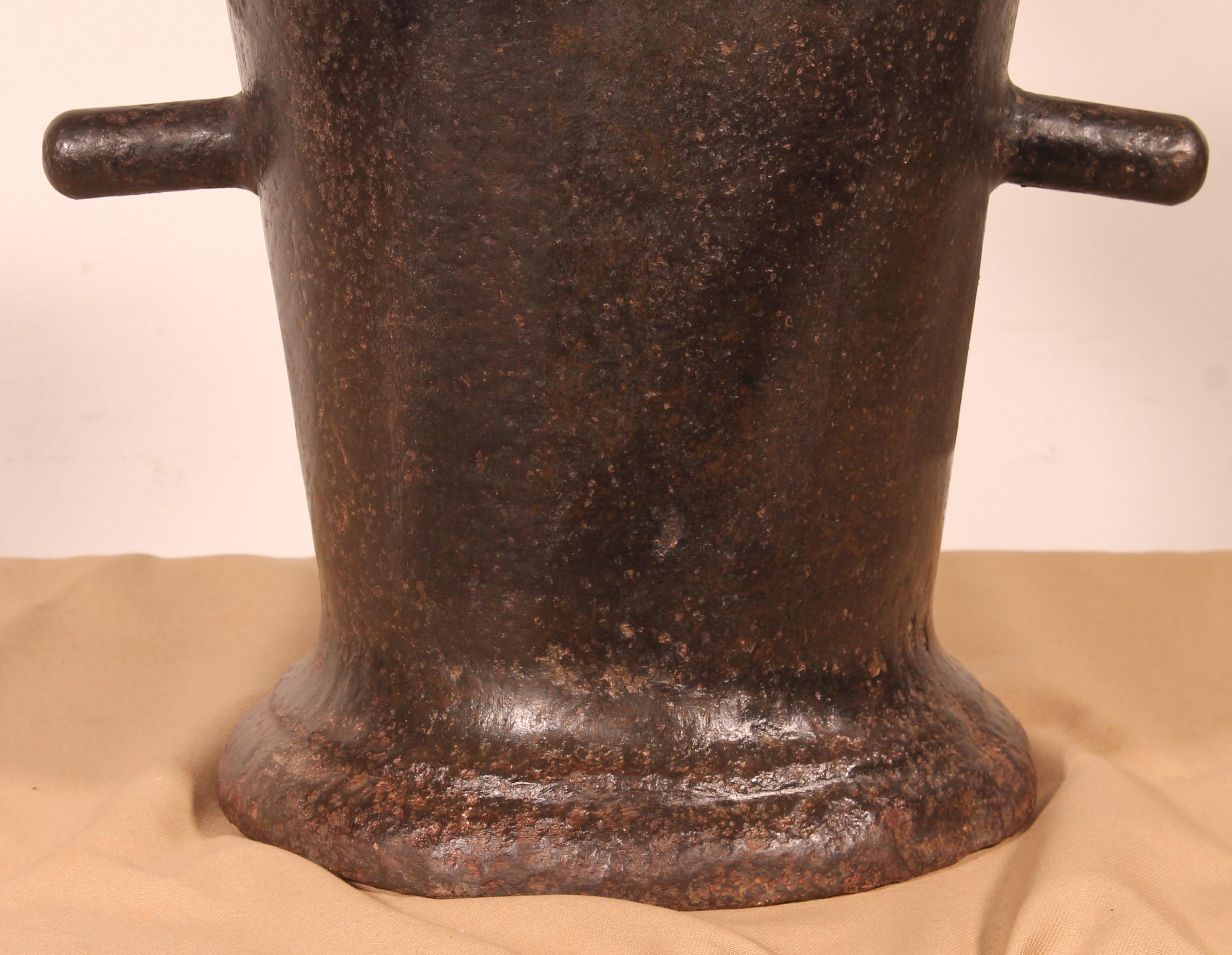 Cast Iron Mortar 16th Century For Sale at 1stDibs