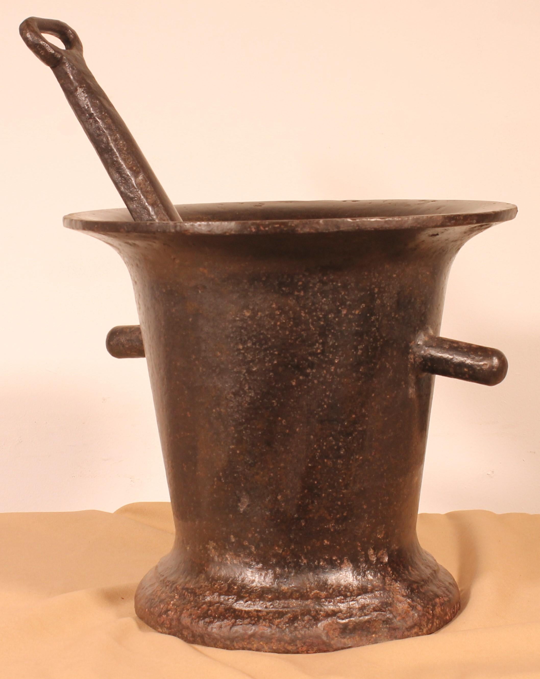 Cast Iron Mortar 16th Century For Sale at 1stDibs